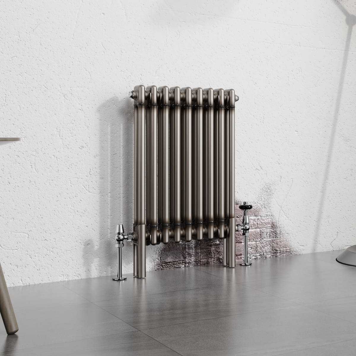 Traditional 2 3 4 Column Raw Metal Radiator Horizontal Vertical Cast ...