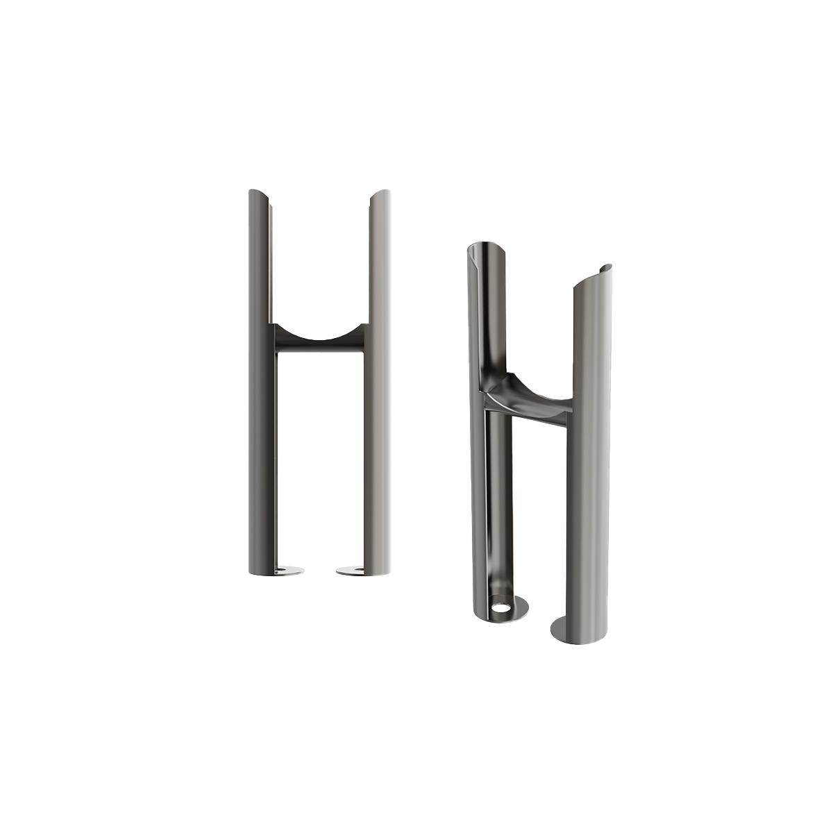 Traditional Style Floor Mounting Feet 2 3 4 Column Radiator Support Leg ...