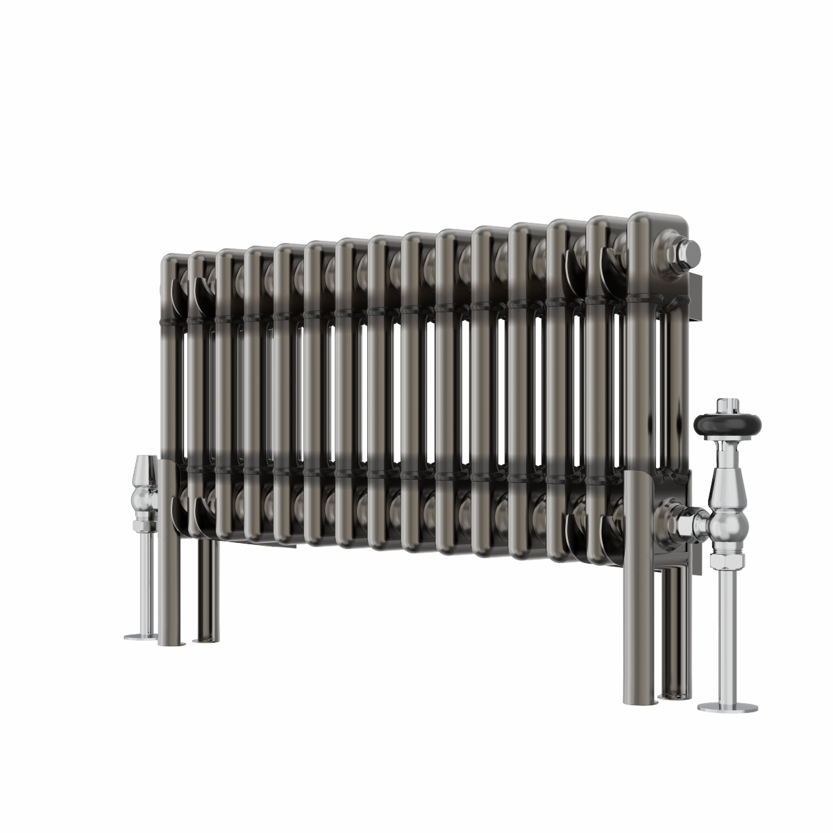 Traditional 2 3 4 Column Raw Metal Radiator Horizontal Vertical Cast ...