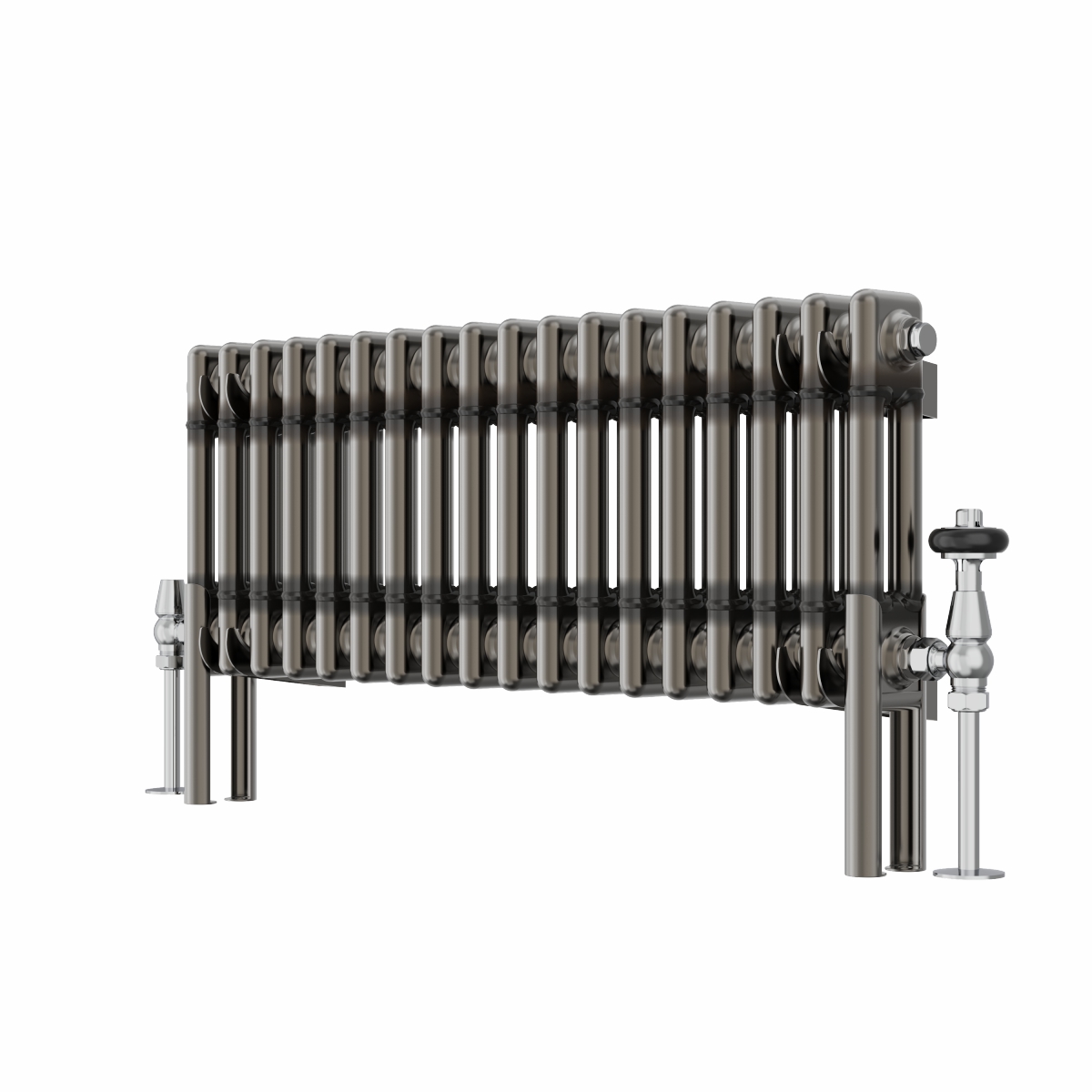 Traditional 2 3 4 Column Raw Metal Radiator Horizontal Vertical Cast ...
